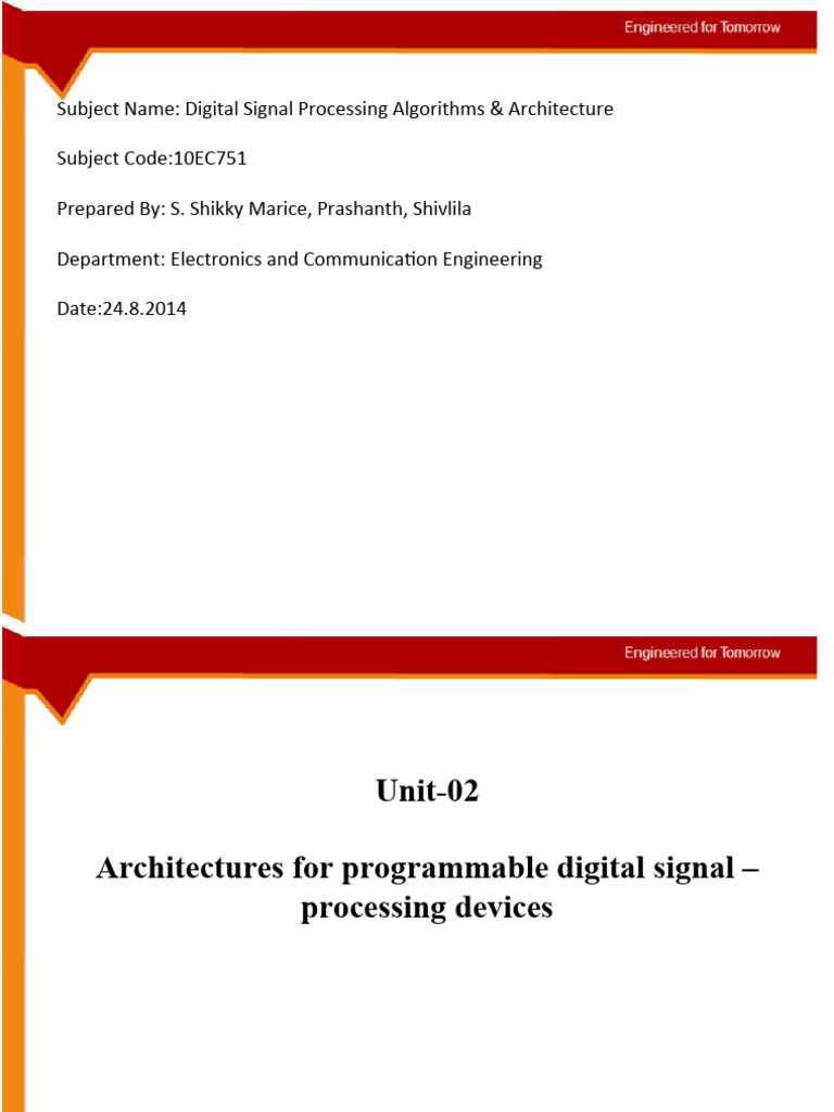 Imp 22 | PDF | Digital Signal Processor | Microprocessor