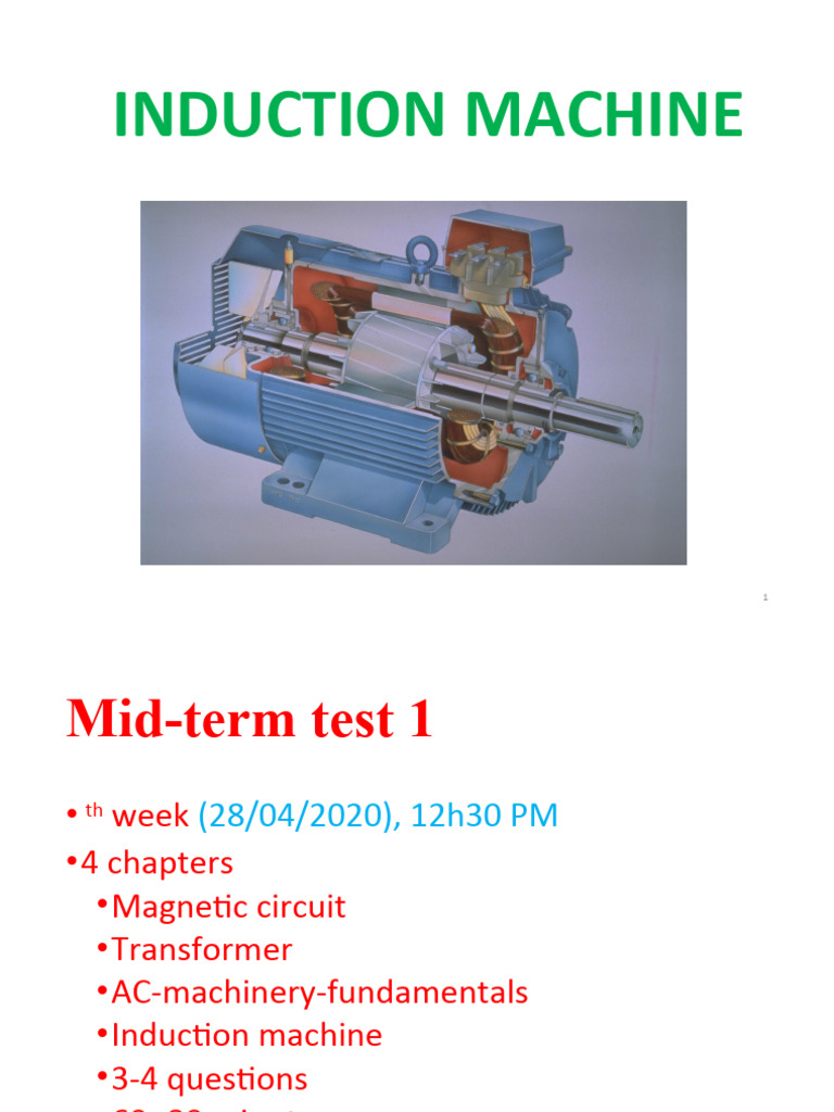 LMH - Chapter5 - Induction Motors | PDF | Science & Mathematics