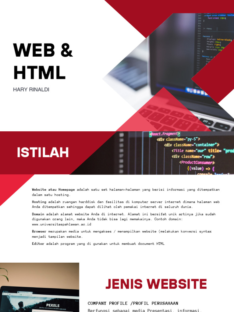 Panduan Dasar HTML dan Website | PDF