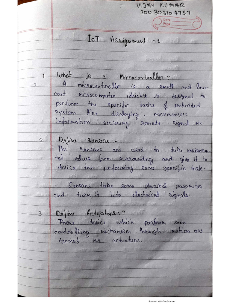 Iot Assignment 1 Vijay Kumar Pdf