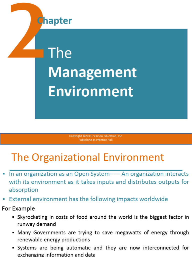 Chapter 2 - Management Environment | PDF | Interest | Inflation
