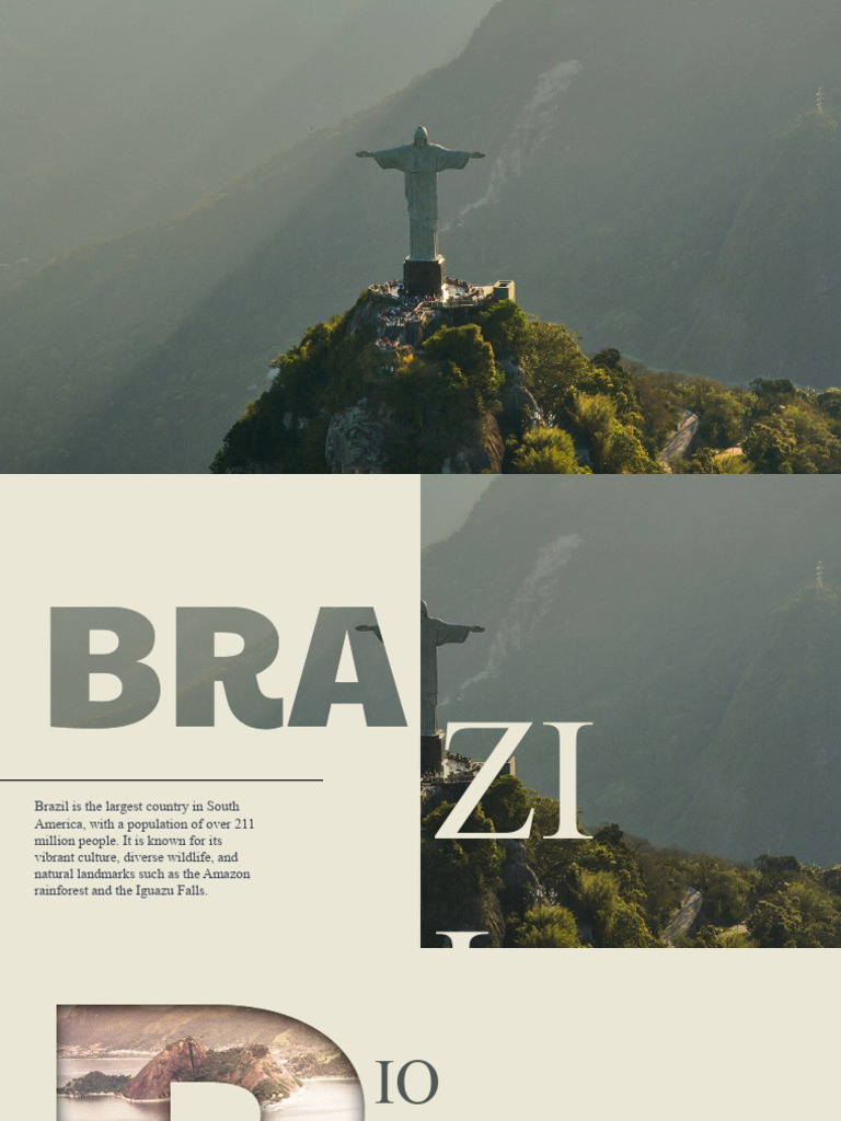 Brazil PowerPoint Morph Animation Template Green Variant | PDF