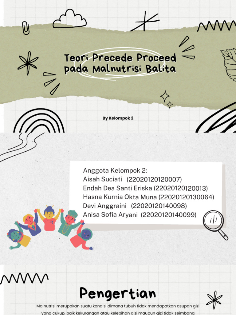 Teori Precede Proceed Pada Malnutrisi Balita | PDF