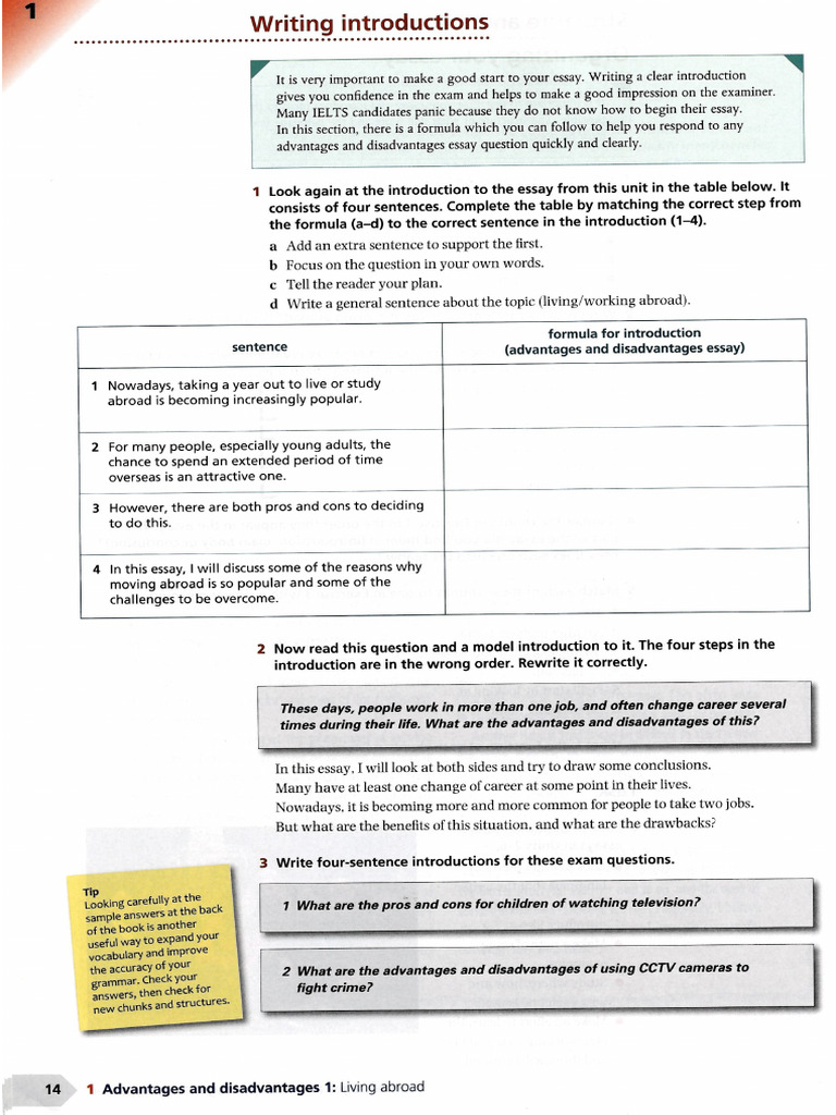 IELTS Advantage. Writing Skills-1-3 | PDF