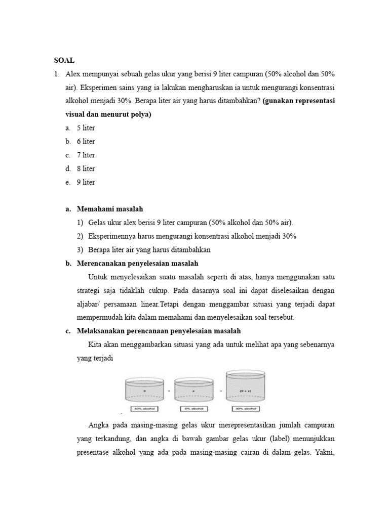 Soal MTK Kel 4 | PDF