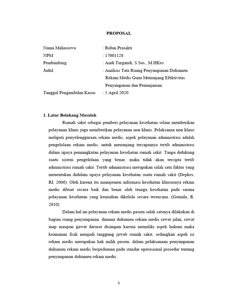 Proposal Kti | PDF | Karier & Perkembangan | Sains & Matematika