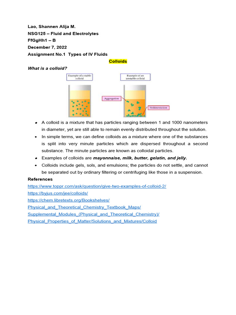 Fluid and Electrolytes | PDF