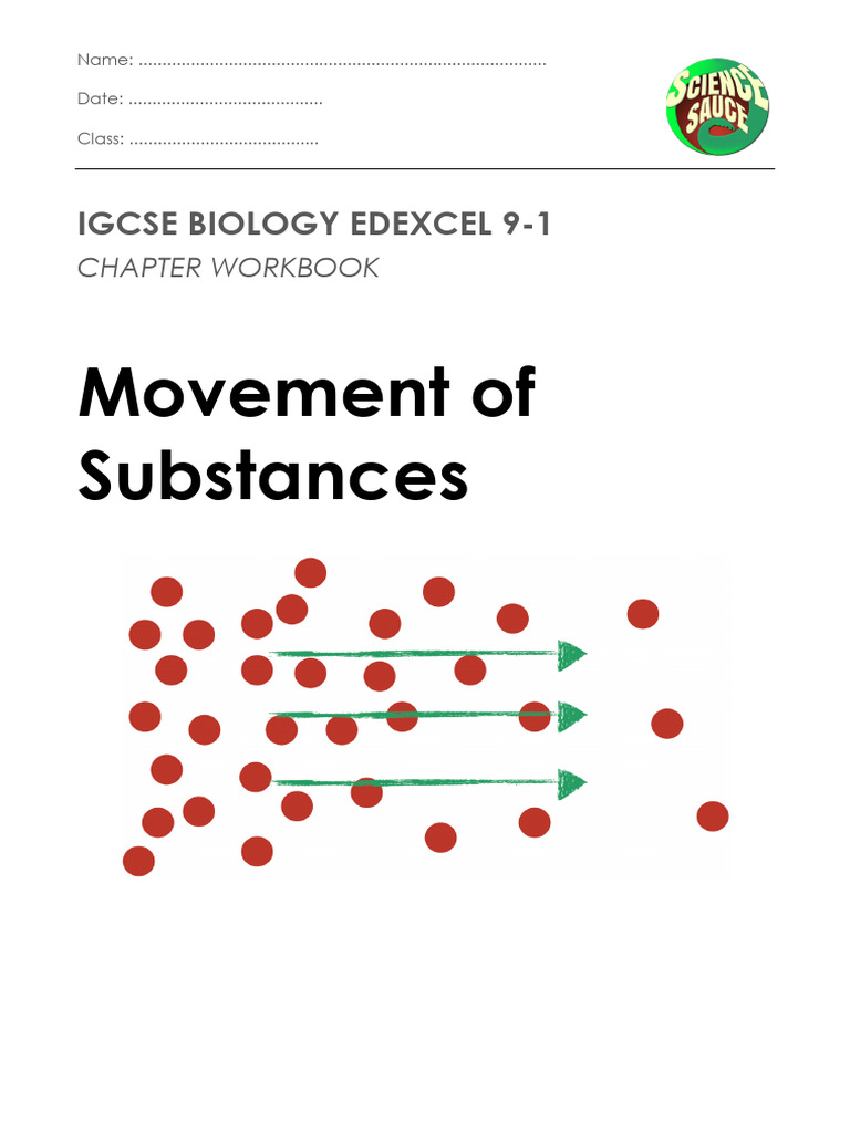 Movement of Substances in Cells | PDF | Osmosis | Diffusion