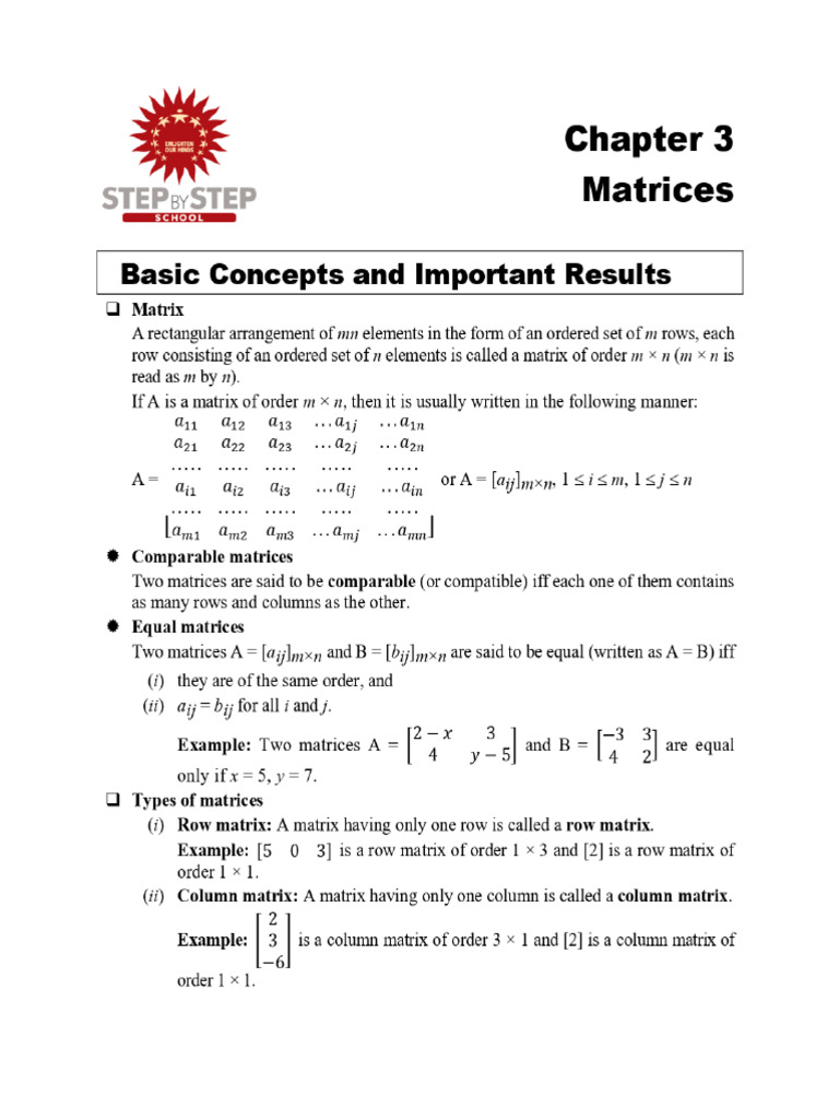 Matrices Upload | Download Free PDF | Matrix (Mathematics) | Mathematical Objects