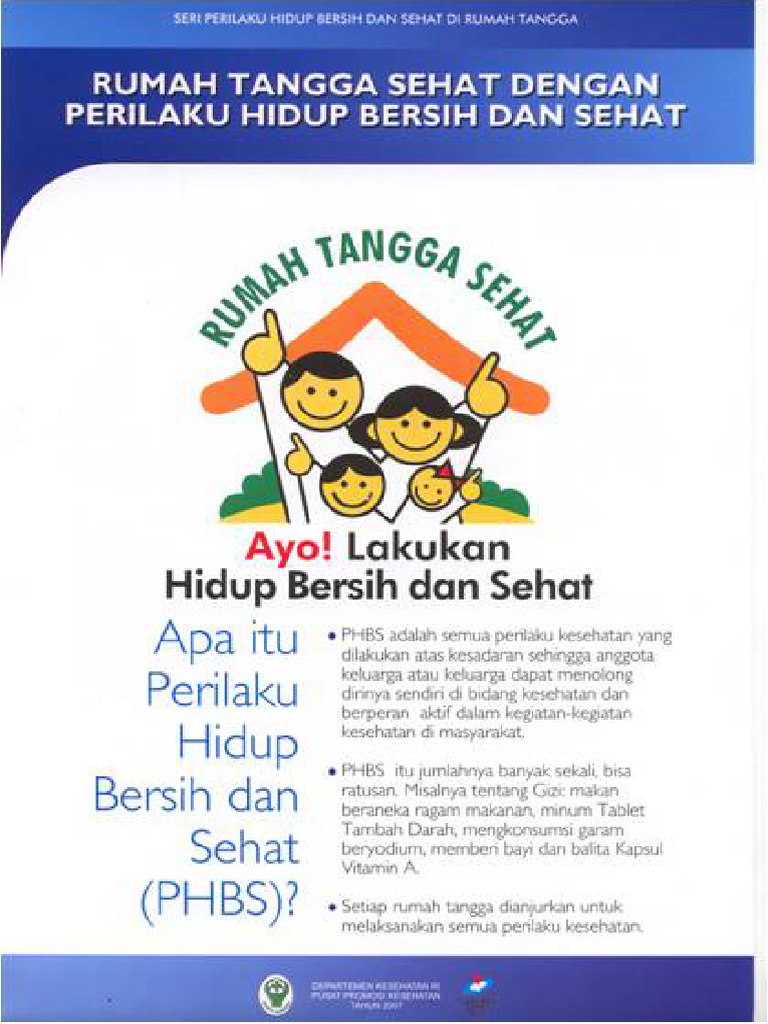 Panduan Hidup Bersih dan Sehat | PDF | Kesehatan Holistik