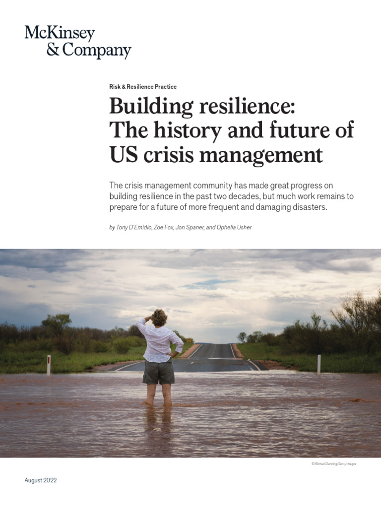 Building Resilience The History and Future of Us Crisis Management | PDF