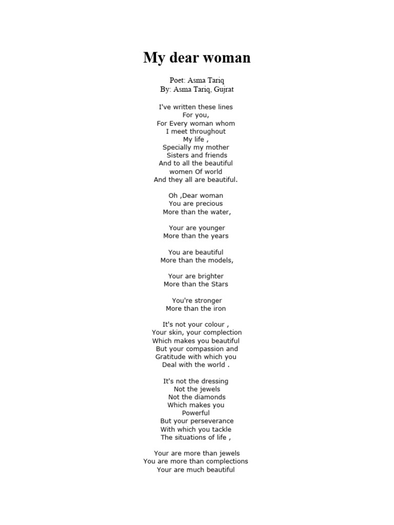 My Dear Woman | PDF