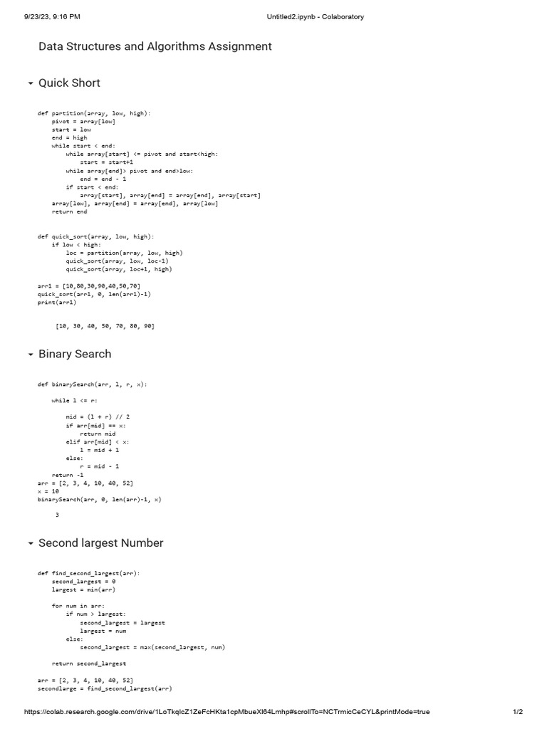 Dsa - Colaboratory | PDF | Theoretical Computer Science | Mathematical Logic