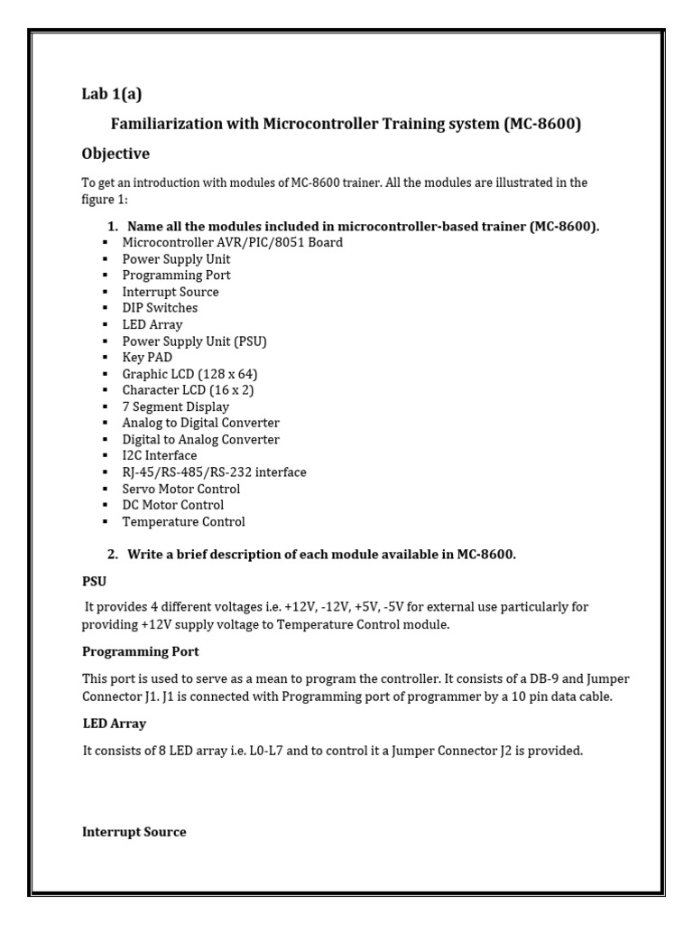 Lab 1 - MNM Comp | PDF