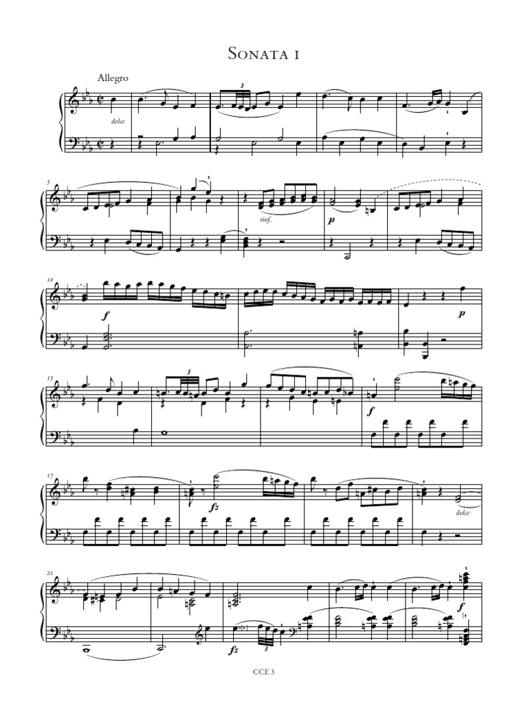 Clementi Opera Omnia Sonaten 1 | PDF