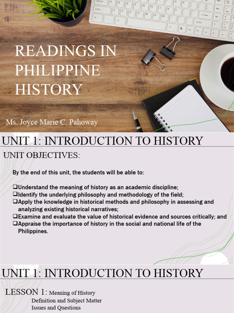RPH Lesson Prelim | PDF | Historiography | Primary Sources