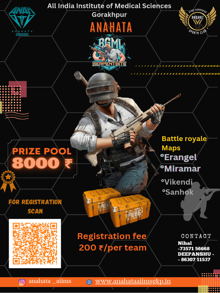 BGMI Tournament for AIIMS Students | PDF | Computing | Tablet Computer