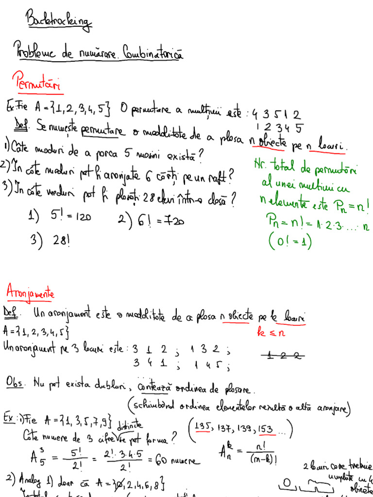 00 Backtracking Combinatorica | PDF