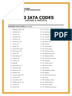 Airline Codes & Hubs | PDF | Aviation | Airlines