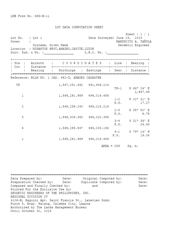 LD Minantok Javir | PDF