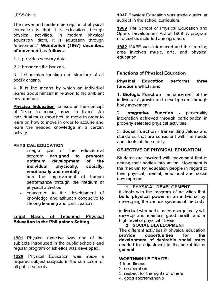 Physical Education | Download Free PDF | Skeletal Muscle | Muscle Contraction