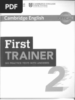 Exam Booster B2 FIRST - Answer Key | PDF