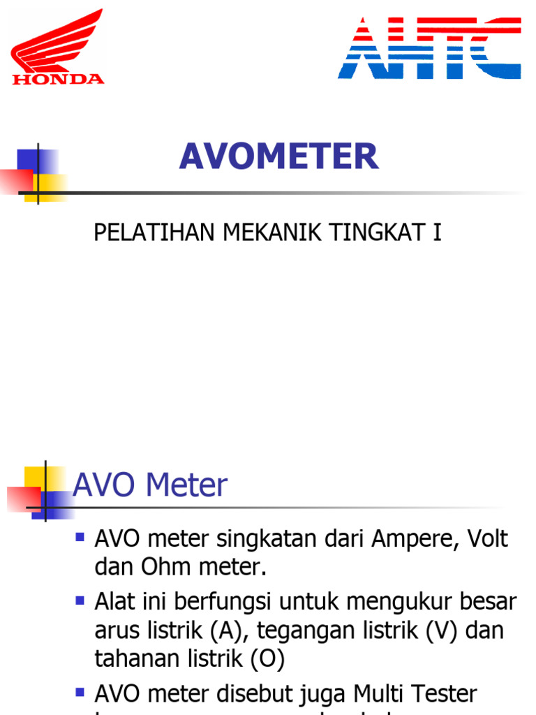 Avometer, Tire Gauge (PMT I) | PDF