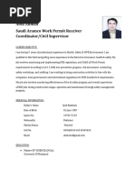 Manjush CV & ADNOC Approval Letter | PDF | Occupational Safety And ...