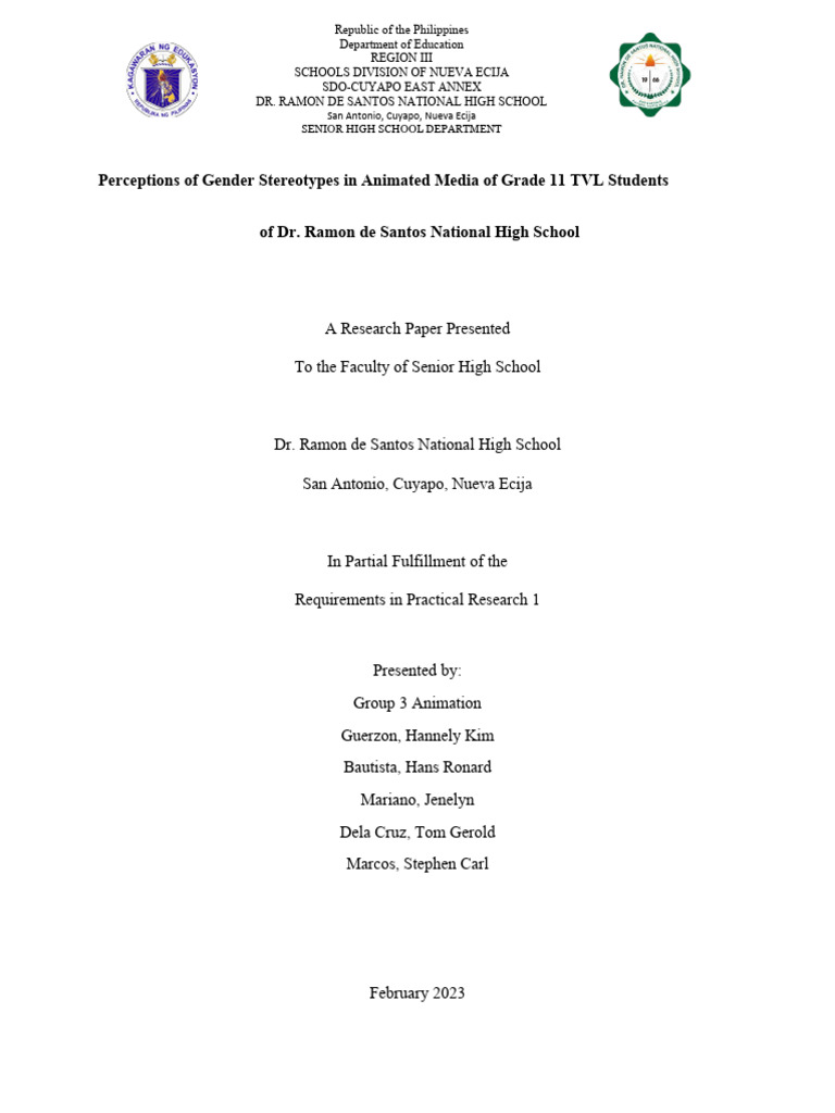 Group 2 Animation Wps Office | PDF | Gender Studies | Gender