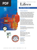 Reliable Alarm Check Valve DATASHEET | PDF | Fire Sprinkler System | Valve