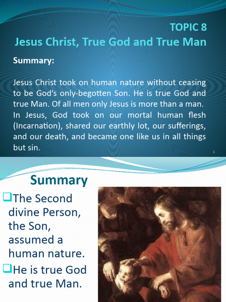 Topic 8 Jesus Christ | PDF