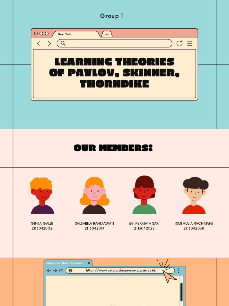 Learning Theories of Pavlov, Skinner, Thorndike | PDF