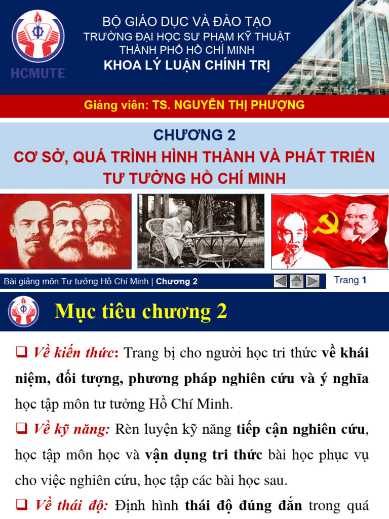 NTPhuong - Bai Giang TTHCM - Chuong 2 | PDF