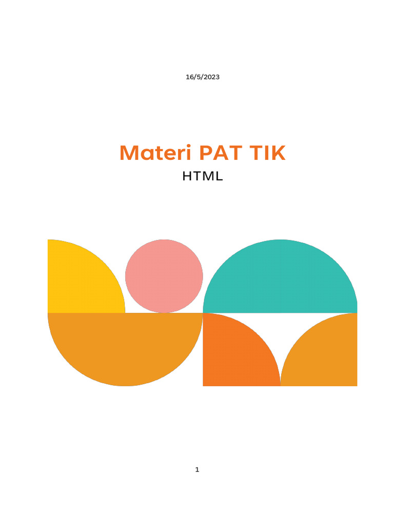 Materi Pat Tik | PDF