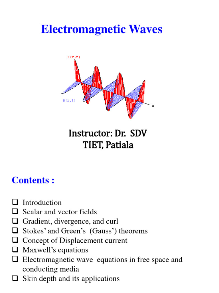 Electromagnetic Theory | PDF