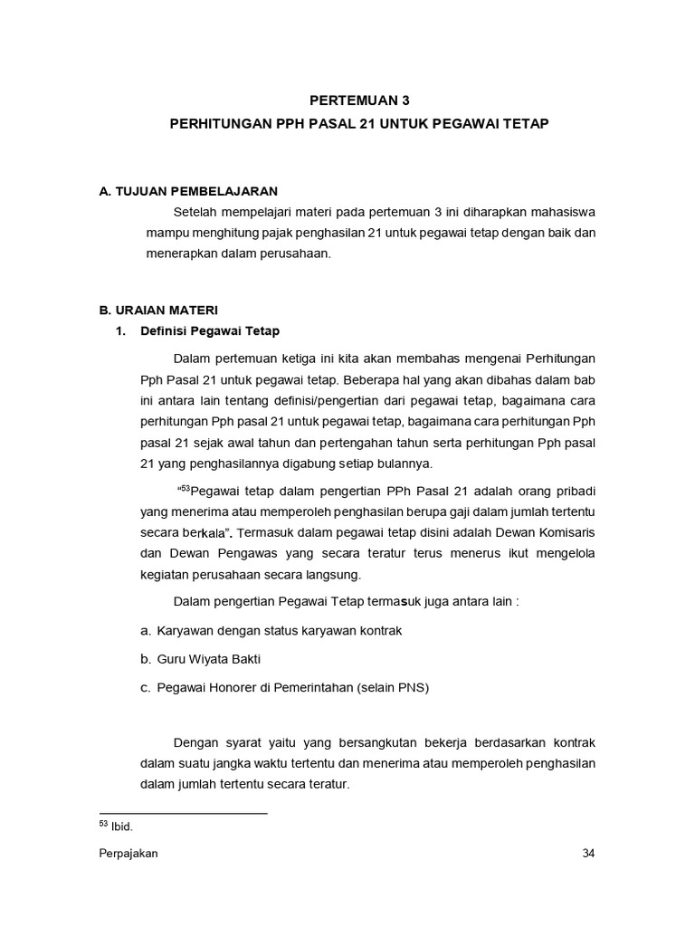 Perpajakan - Pert 3 | PDF