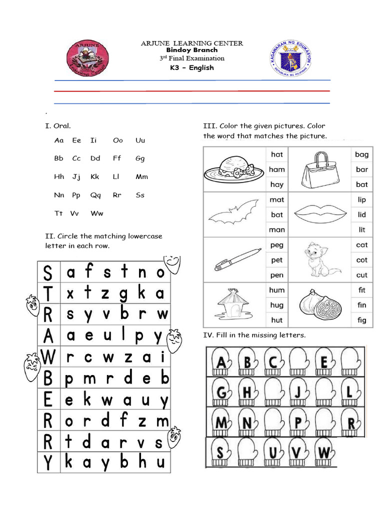 3rd Final k3 English | PDF