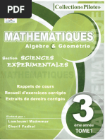 Corrige Manuel Scolaire 3 Math Section Math t1 | PDF
