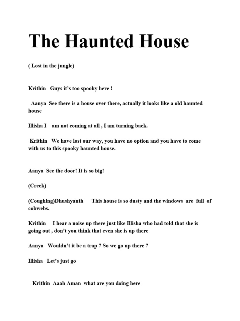 The Haunted House | PDF