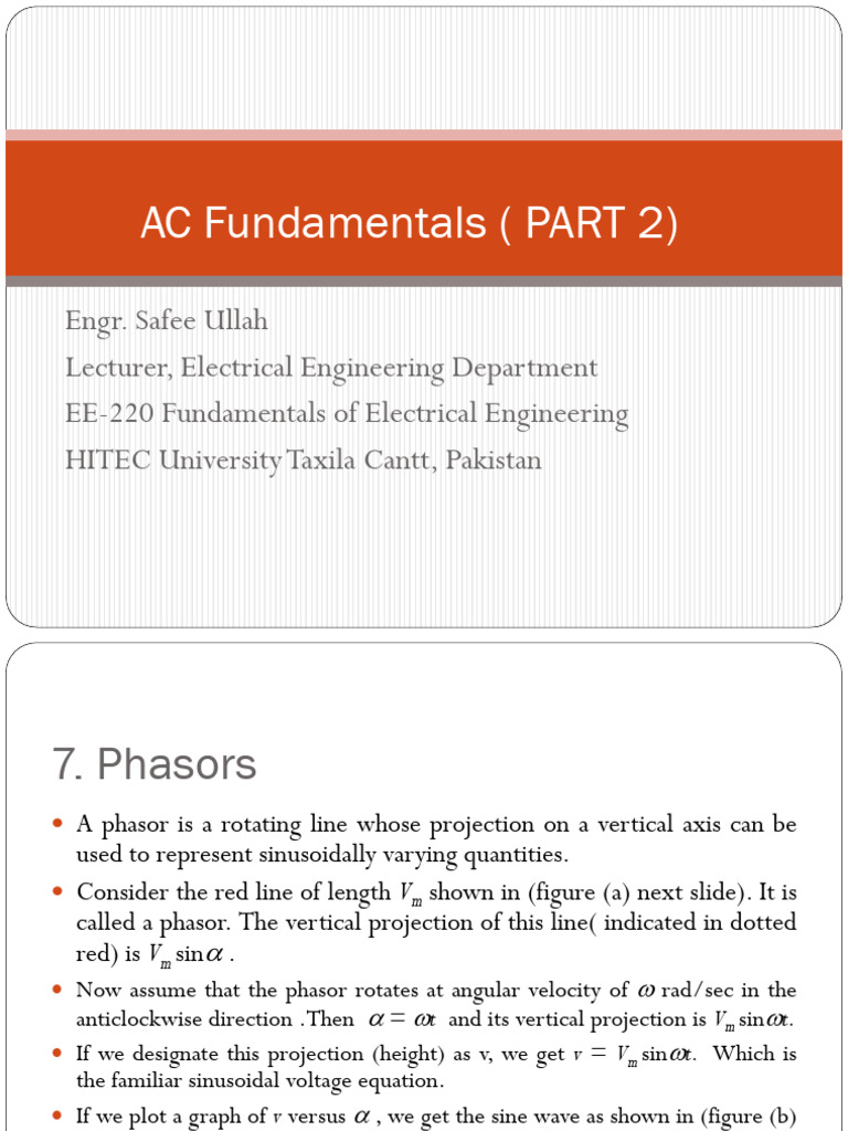 AC Fundamentals (PART 2) | PDF | Phase (Waves) | Rectifier