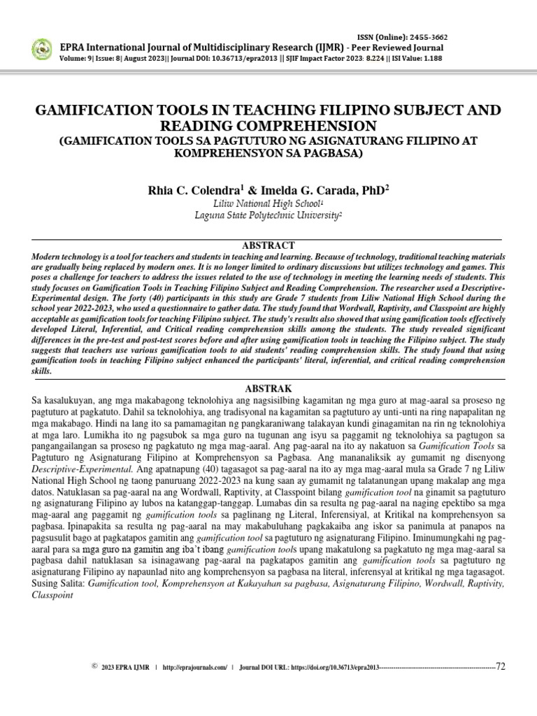 227pm - 11.epra Journals 14020 | PDF | Learning | Human Communication