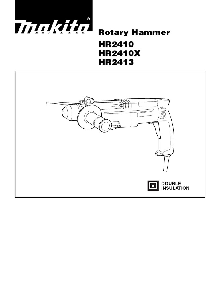 Makita HR2410 Rotary Hammer Specs | PDF