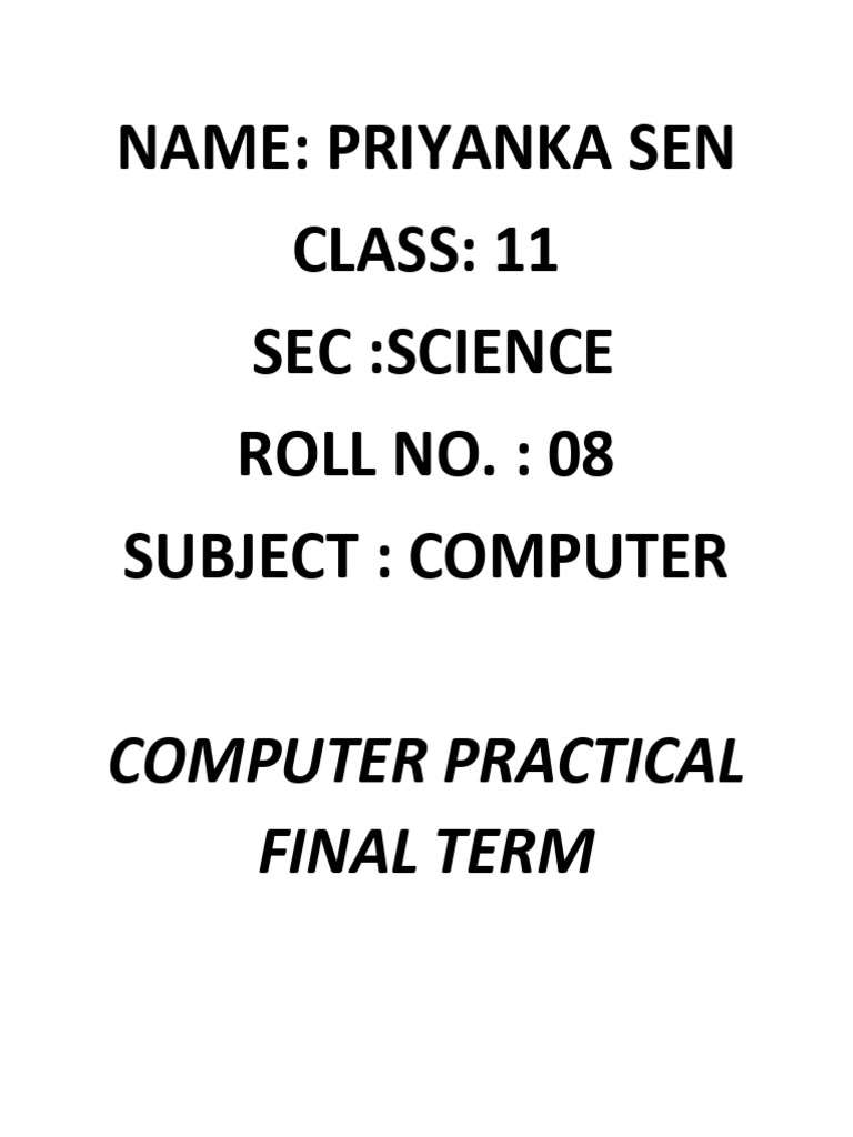 Computer Practical Pdf Java Programming Language Matrix 3272