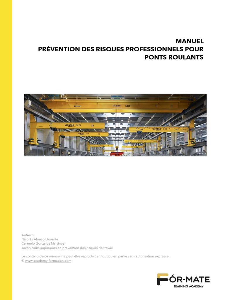 MANUAL-PONTS-ROULANTS-PRÉVENTION-DES-RISQUES-PROFESSIONNELS_ (1) | PDF