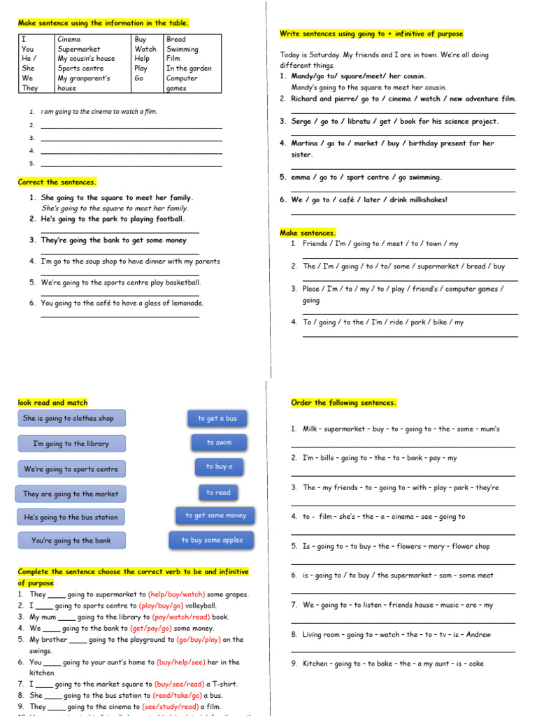 English Sentence Practice | PDF