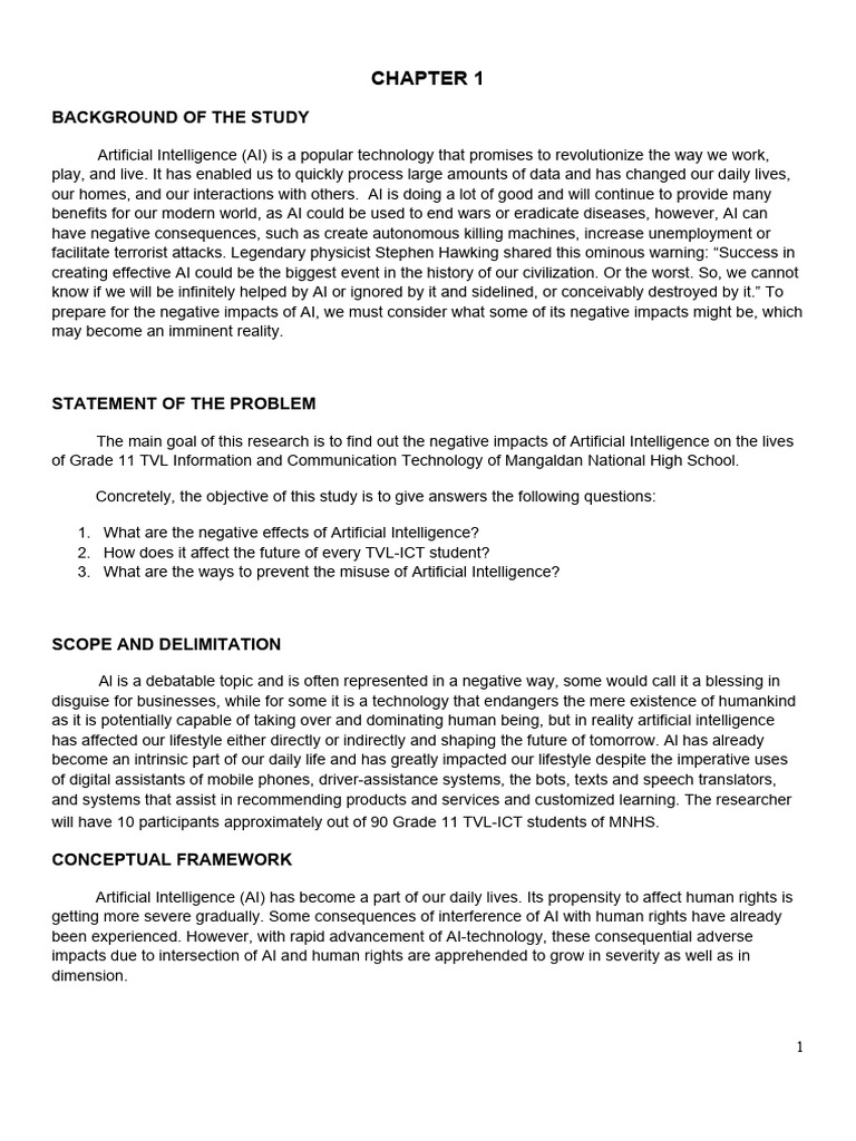 Practical - Research-1Chapter 1 | PDF | Artificial Intelligence ...