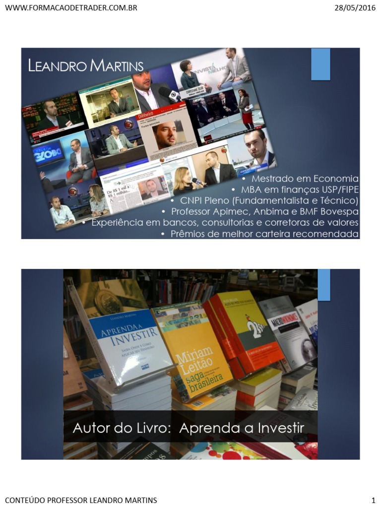 Curso Formacao de Trader 2016 Final Apostila | PDF | Opção (finanças ...