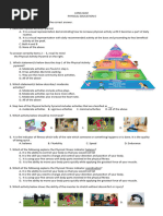 Learner's Activity Sheet: MAPEH P.E (Quarter II - Week 5-6) | PDF