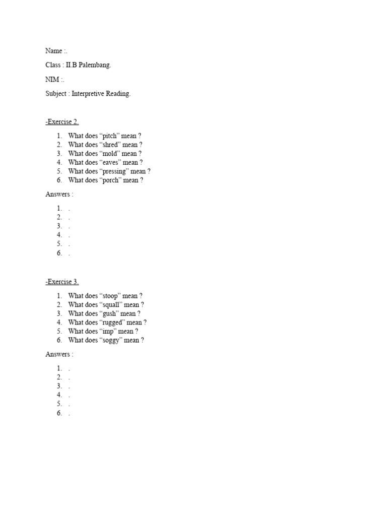 Tugas Kuliah Interpretive Reading. | PDF | Waste | Pollution