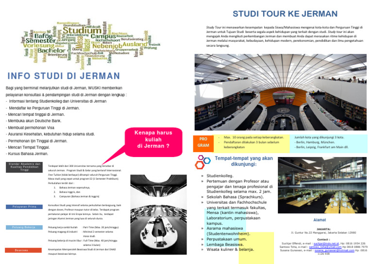 Booklet Info Studi Di Jerman Terbaru | PDF